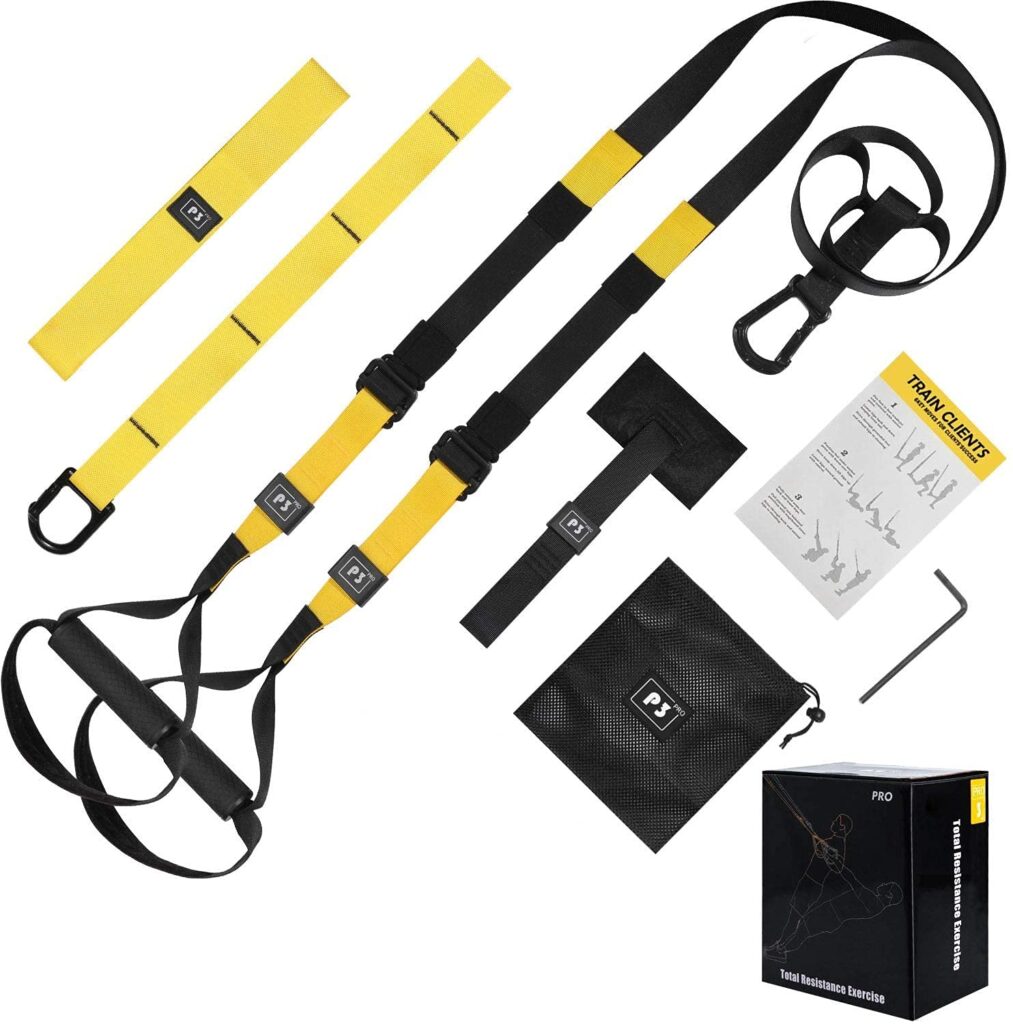 Suspension Training Trainer Kit, Full Body Weight Resistance Training ...